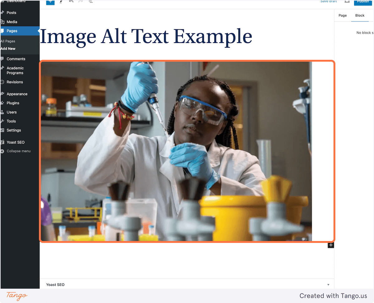 Adding Alt Text to WordPress | Digital Accessibility | Monmouth University