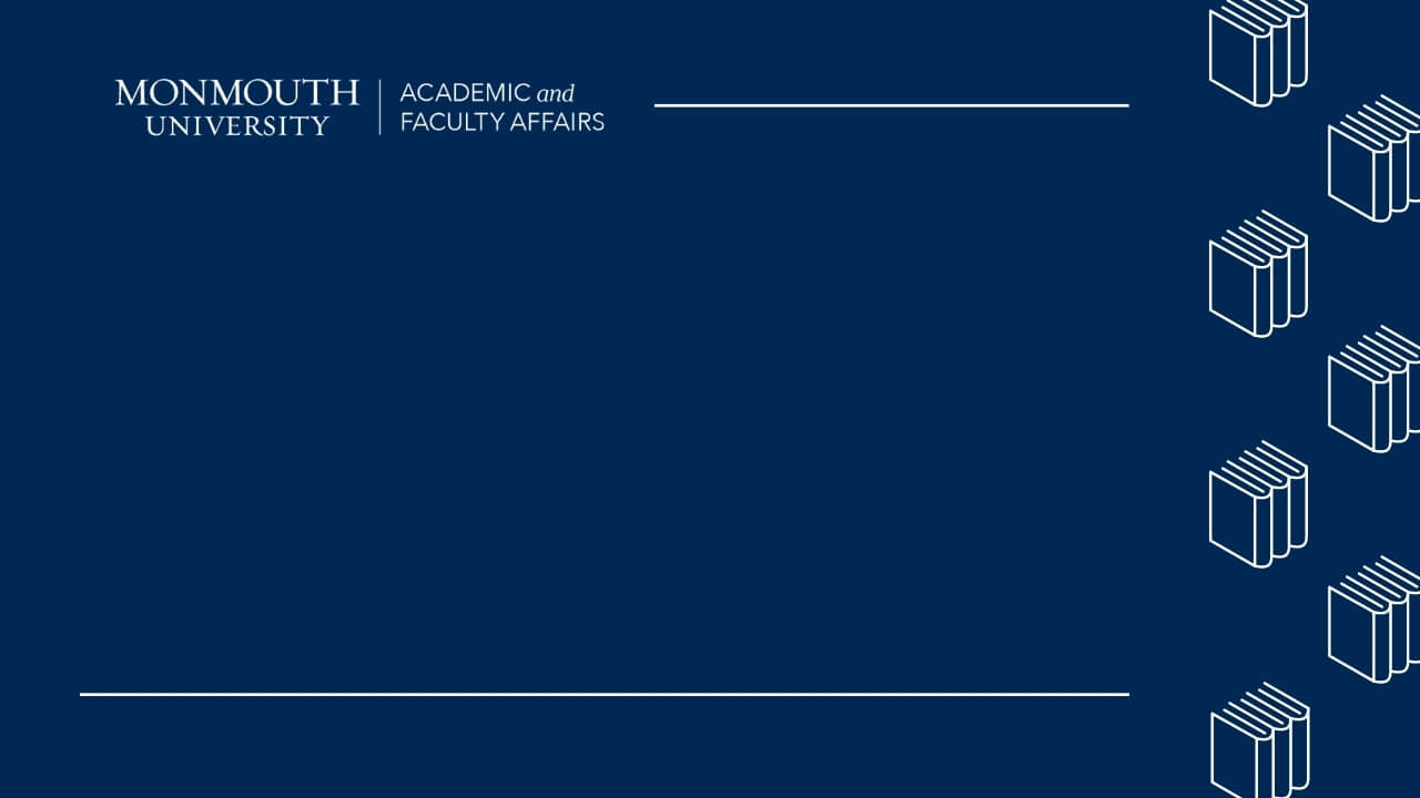 Video Conference Backgrounds | Brand Guidelines | Monmouth University