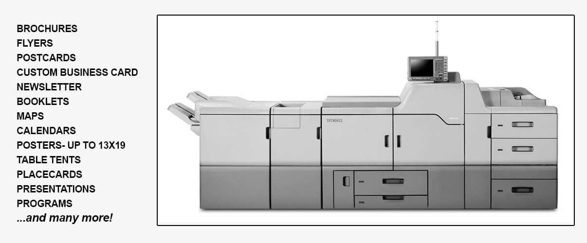 Overview of Services | Digital Print Center | Monmouth University