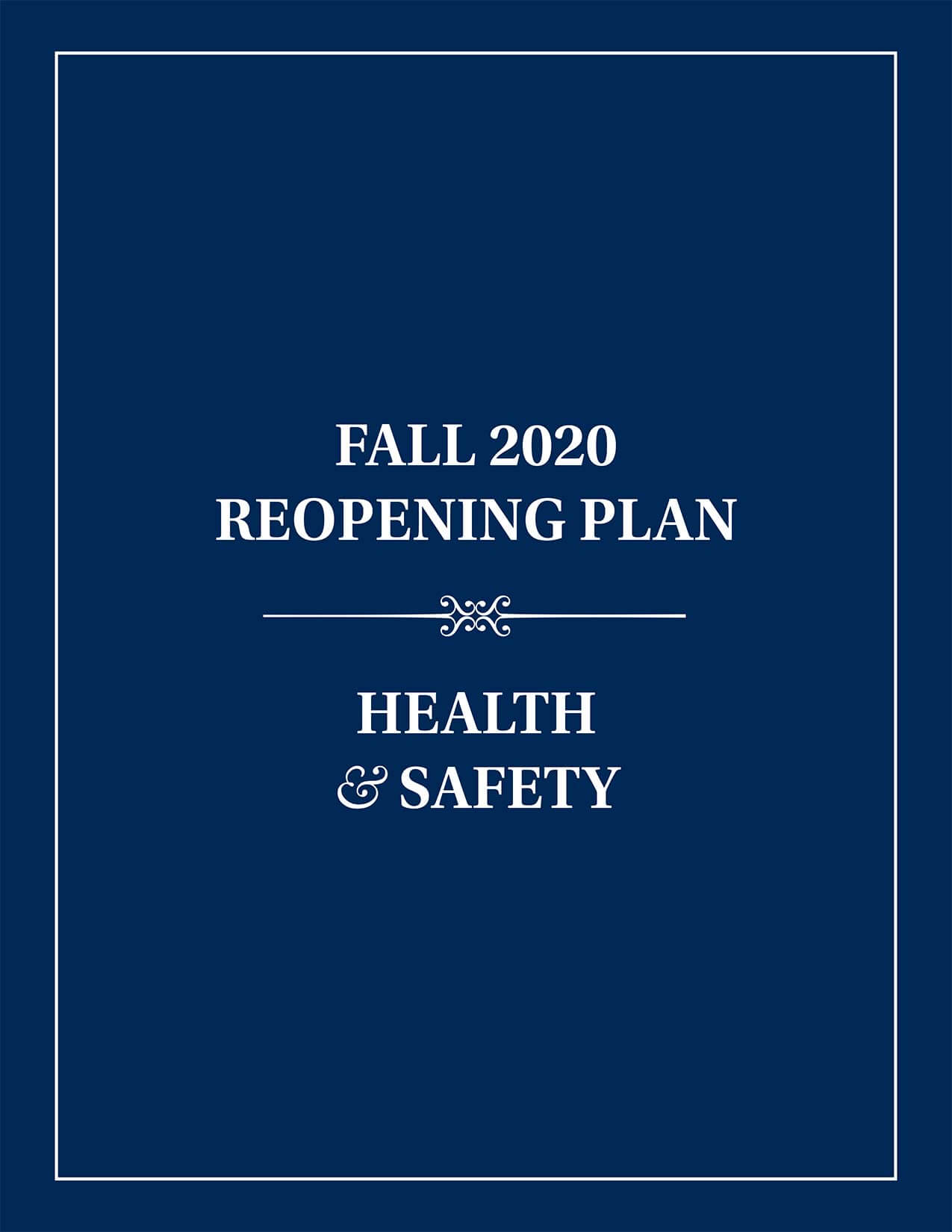 Reopening Plans | Moving Forward Together | Monmouth University