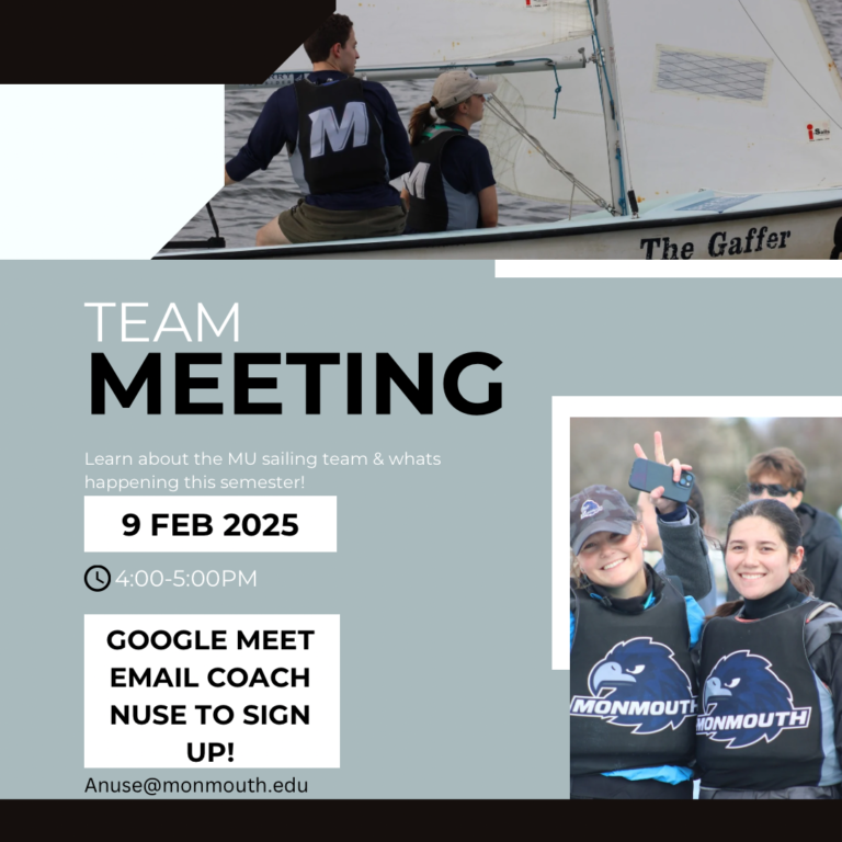 Sailing Team Meeting | Events | Monmouth University
