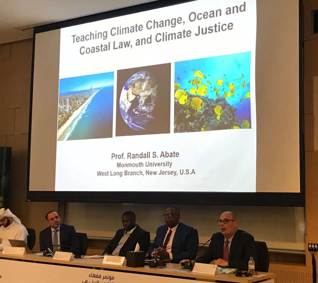 Professor Randall Abate Presents at Environmental Law Conference in Qatar | News | Monmouth ...