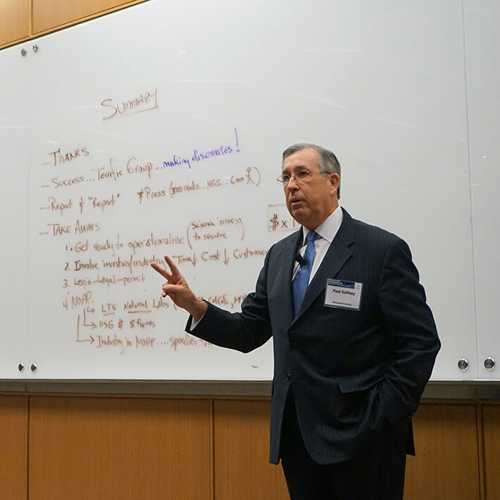 President Emeritus Paul Gaffney Inducted into Naval Oceanography Hall ...