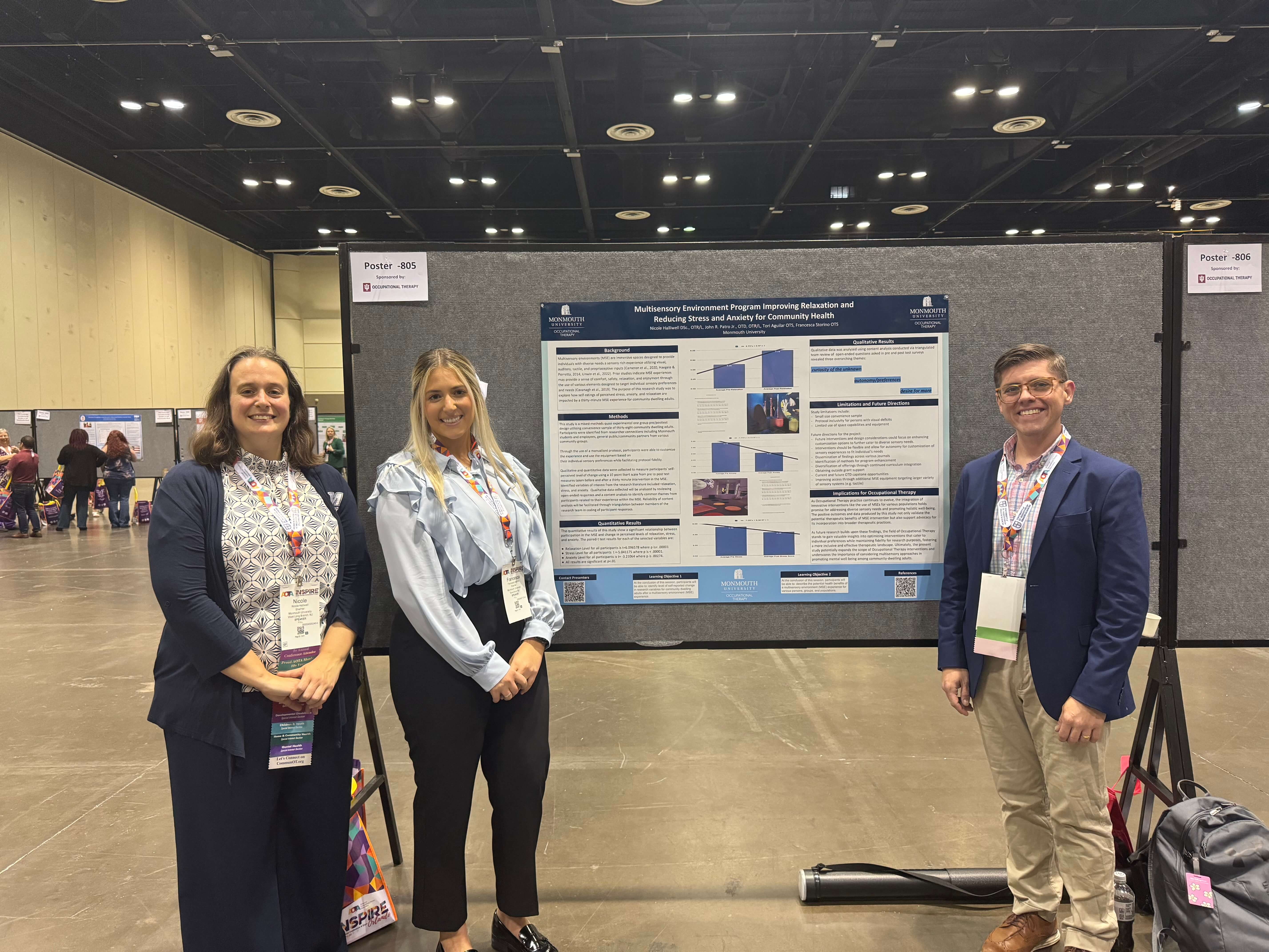 OTD Program Shines at AOTA Inspire 2024 Conference | News | Monmouth University