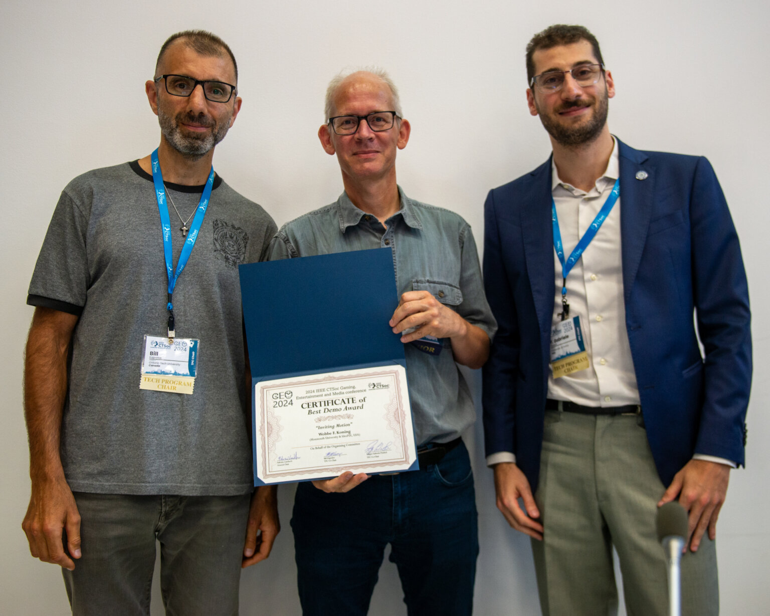 Prof. Koning Receives Best Demo Award at IEEE GEM 2024 | News ...