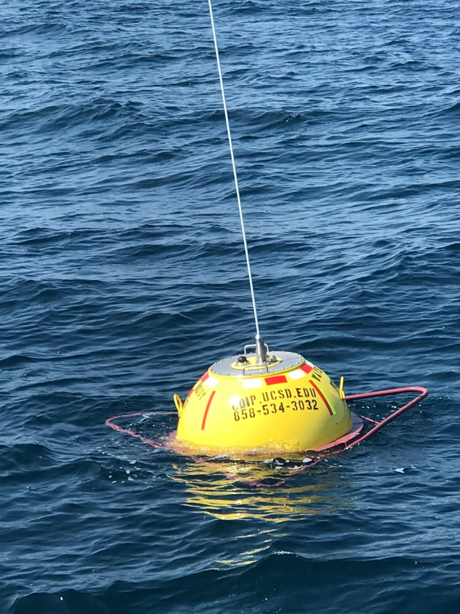 Jersey Shore Wave-Monitoring Buoy Deployed from R/V Heidi Lynn ...